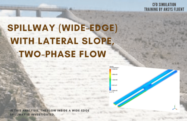 Spillway (Wide-Edge) with Lateral Slope, Two-Phase Flow, ANSYS Fluent ...