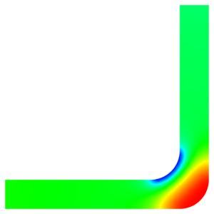Particle Flow in Elbow, Erosion CFD Simulation by DPM - MR CFD