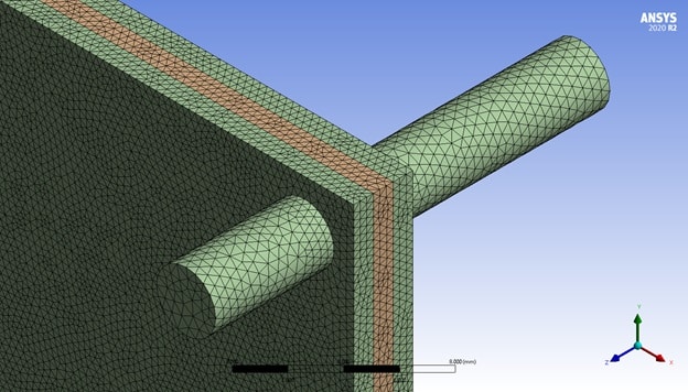 Planar Heat Exchanger with Mixing Tabs Simulation, ANSYS Fluent ...