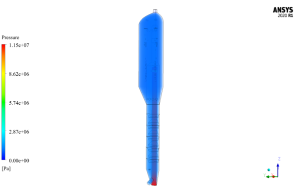 FCC Riser Gas-Solid Separation System Simulation - MR CFD