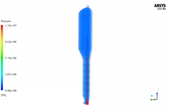 FCC Riser Gas-Solid Separation System Simulation - MR CFD