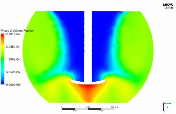 Centrifuge CFD Simulation, Two-Phase Flow (MIXTURE), ANSYS Fluent - MR CFD