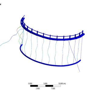 Fish Cage Floating on Seawater CFD Simulation by FSI Method, ANSYS ...
