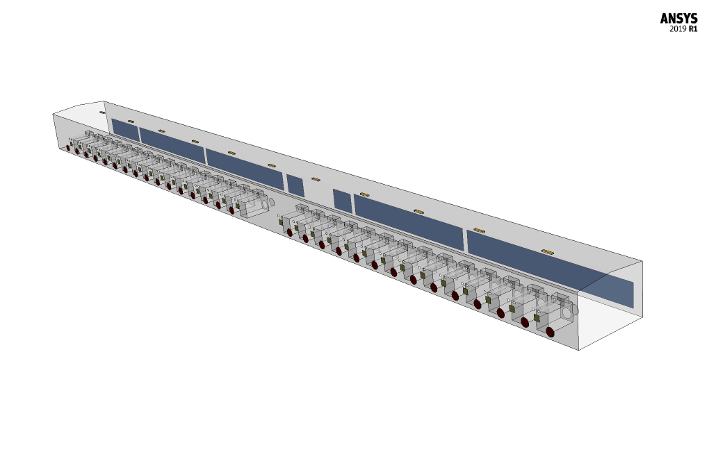 Generator Room Ventilation Applying Fans, ANSYS Fluent CFD Simulation ...