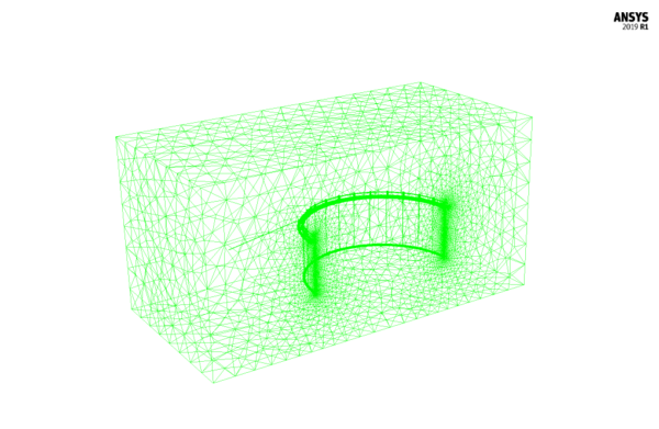 Fish Cage Floating on Seawater CFD Simulation by FSI Method, ANSYS ...