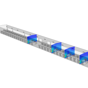 Generator Room Ventilation Applying Fans, ANSYS Fluent CFD Simulation ...