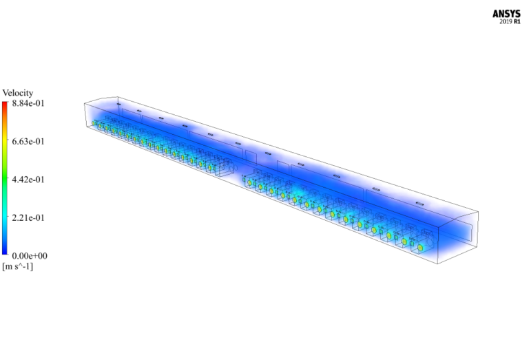 Generator Room Ventilation Applying Fans, ANSYS Fluent CFD Simulation ...