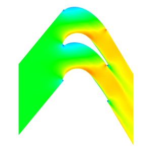 Transonic Linear Turbine Cascade at Off-Design Conditions, Paper Numerical Validation - MR CFD