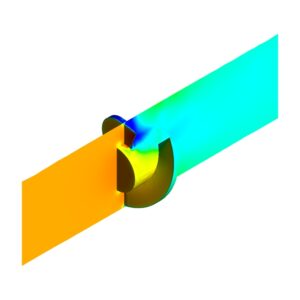 Cavitation Flow Through an Axial Inducer Simulation - MR CFD