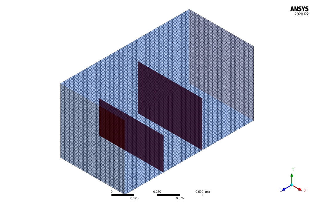 Storage Container Room Ventilation CFD Simulation, ANSYS Fluent Training - MR CFD