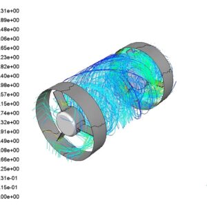 Series Fans CFD Simulation using MRF Method - MR CFD