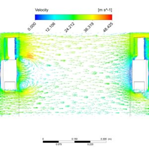 Series Fans CFD Simulation using MRF Method - MR CFD
