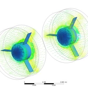 Series Fans CFD Simulation using MRF Method - MR CFD