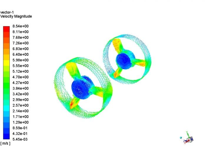 Series Fans CFD Simulation using MRF Method, ANSYS Fluent Training - MR CFD