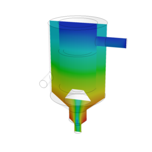 Vortex Separator, Hydrodynamic Eulerian CFD Simulation, ANSYS Fluent Training - MR CFD