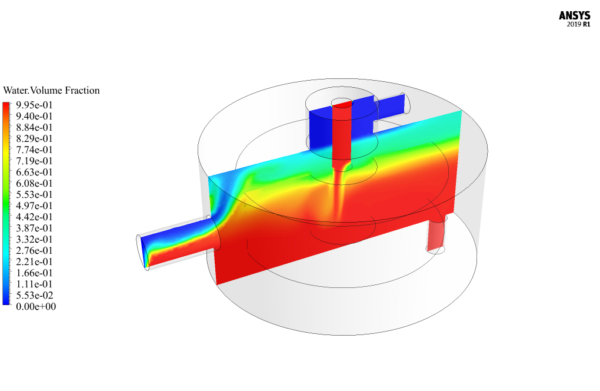 Separator Two-Phase Flow, CFD Simulation ANSYS Fluent Training - MR CFD