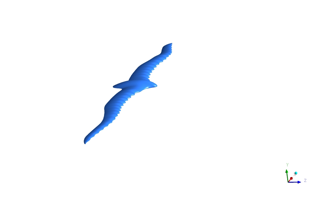 Airflow Modeling over a Flying Bird, ANSYS Fluent CFD Simulation ...