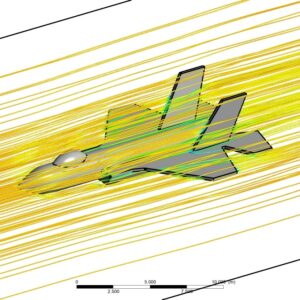 F-35 Considering Compressible Flow, ANSYS Fluent CFD Simulation Training - MR CFD