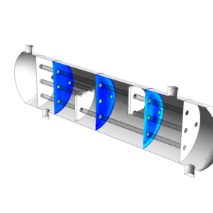 Condensation inside a Shell and Tube Condenser - MR CFD