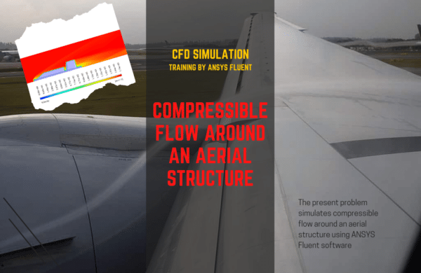 Compressible Flow around an Aerial Structure by LES - MR CFD