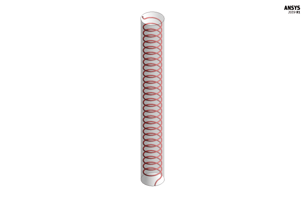 Heat Transfer in Vertical Shell and Tube Heat Exchanger, ANSYS Fluent ...