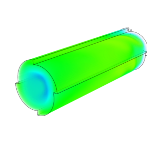 Vortex Flame Combustion Chamber with Four Inlets - MR CFD