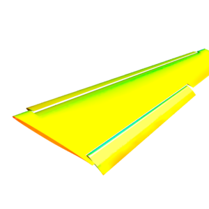 Slat and Flap Devices Effects on an Aircraft Wing - MR CFD
