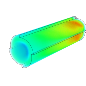 Vortex Flame Combustion Chamber with Four Inlets - MR CFD