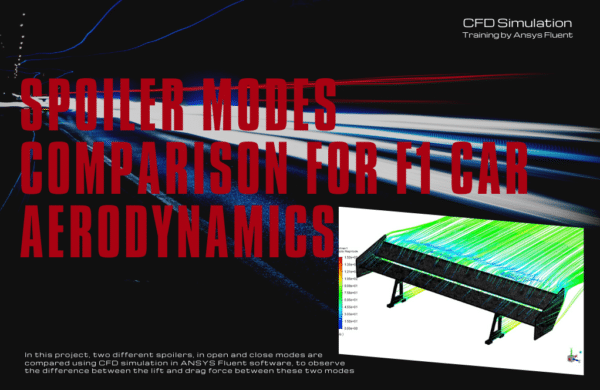 Spoiler Modes Comparison for F1 Car Aerodynamics - MR CFD