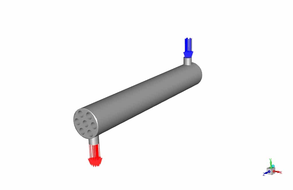 Baffle Cut Effect on Shell and Tube Heat Exchanger - MR CFD