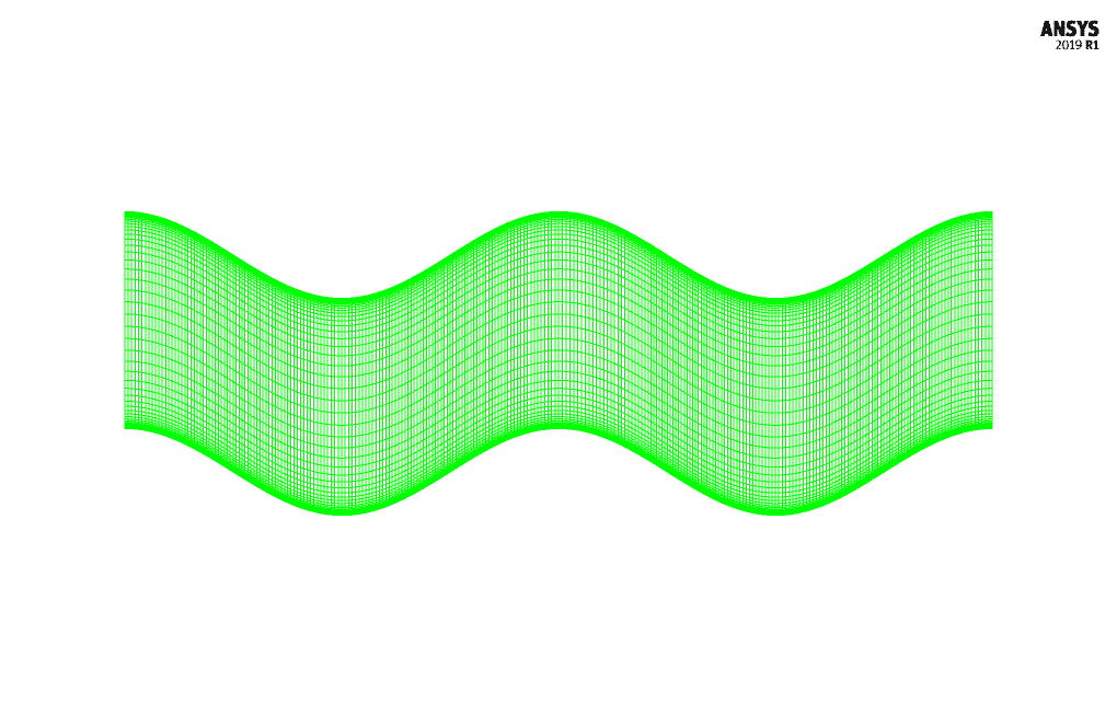 Nanofluid Flow in a Wave Sine Channel, Heat Transfer Analysis, ANSYS ...