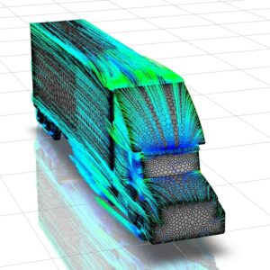 Container Effect on Truck Aerodynamic CFD Simulation, ANSYS Fluent ...