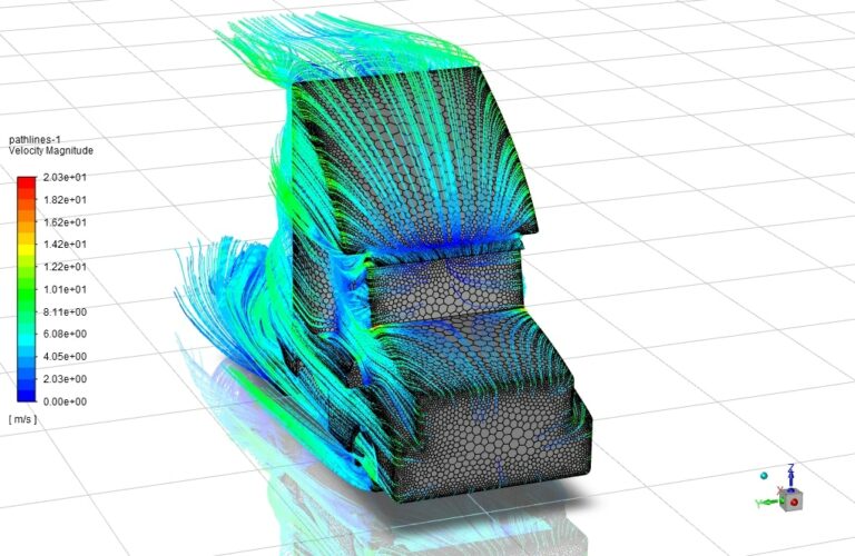 Container Effect on Truck Aerodynamic CFD Simulation, ANSYS Fluent ...