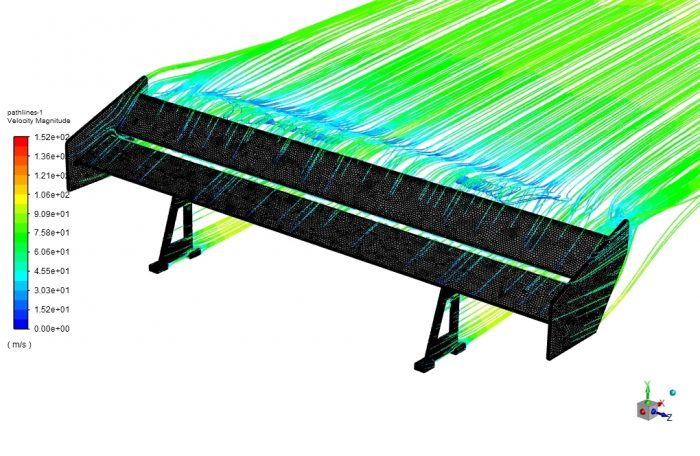 Spoiler Modes Comparison for F1 Car Aerodynamics - MR CFD
