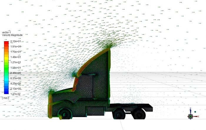 Container Effect on Truck Aerodynamic CFD Simulation, ANSYS Fluent ...