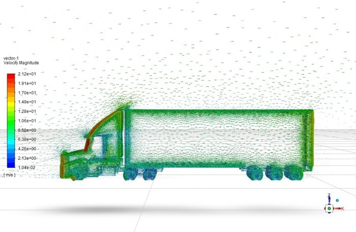 Container Effect on Truck Aerodynamic CFD Simulation, ANSYS Fluent ...