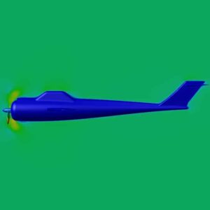 Aircraft Propeller CFD Simulation Using Mesh Motion, ANSYS Fluent Training - MR CFD