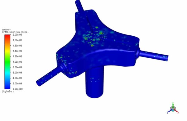 Splitter Erosion CFD Simulation Training using DPM by ANSYS Fluent - MR CFD
