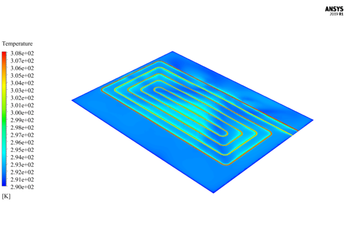 Radiant Floor Heating System, Paper CFD Validation - MR CFD
