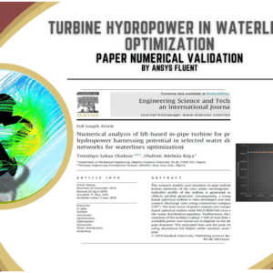 Water Turbine (Tidal Turbine): ANSYS Fluent Training Package, 4 Master CFD Simulations - MR CFD