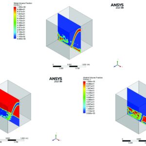 Tank Filling CFD Simulation, 3-phase, ANSYS Fluent Training - MR CFD