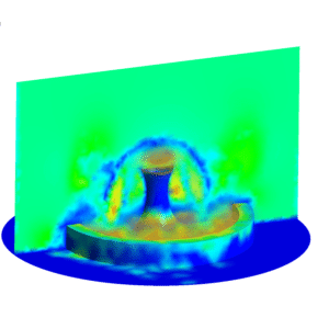 Fountain Waterfall CFD simulation, Ansys Fluent Training - MR CFD