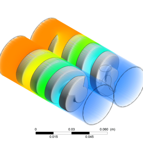 Twin Screw Pump, ANSYS Fluent CFD Simulation Training - MR CFD
