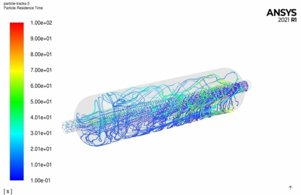 Sedimentation and Erosion in a Shell and Tube, Ansys Fluent CFD Simulation Training - MR CFD