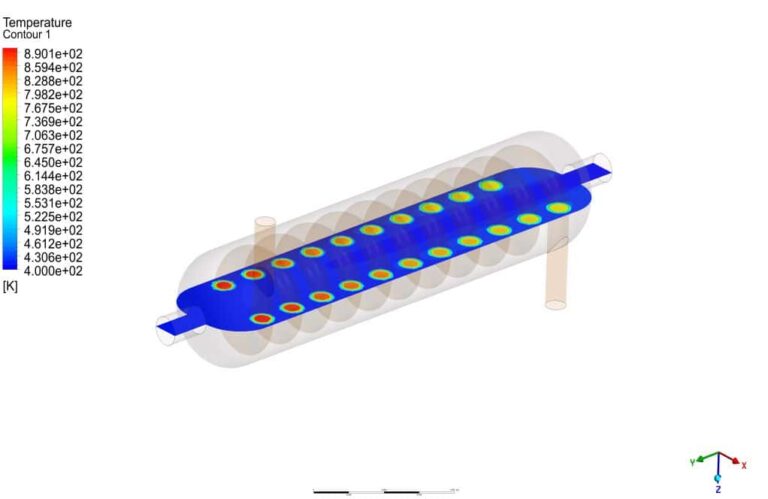 Sedimentation and Erosion in a Shell and Tube, Ansys Fluent CFD Simulation Training - MR CFD