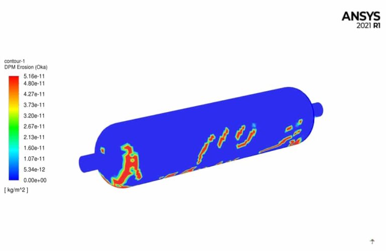 Sedimentation and Erosion in a Shell and Tube, Ansys Fluent CFD Simulation Training - MR CFD