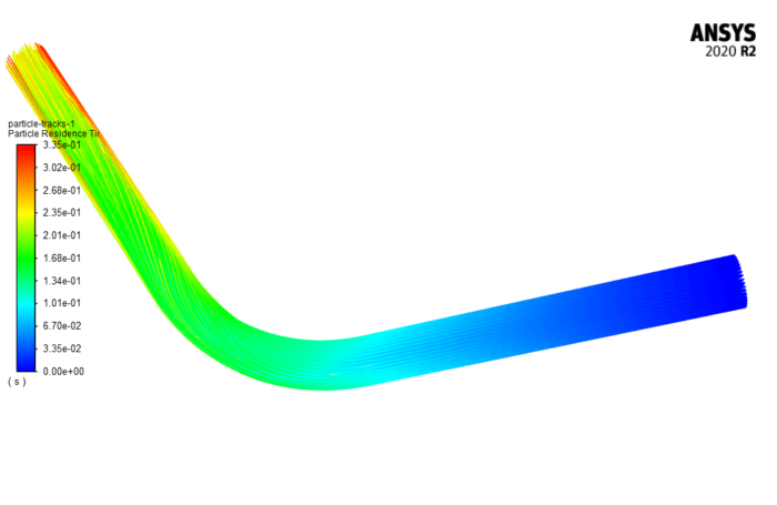 Erosion in the Bent Pipe CFD Simulation, Ansys Fluent Training - MR CFD