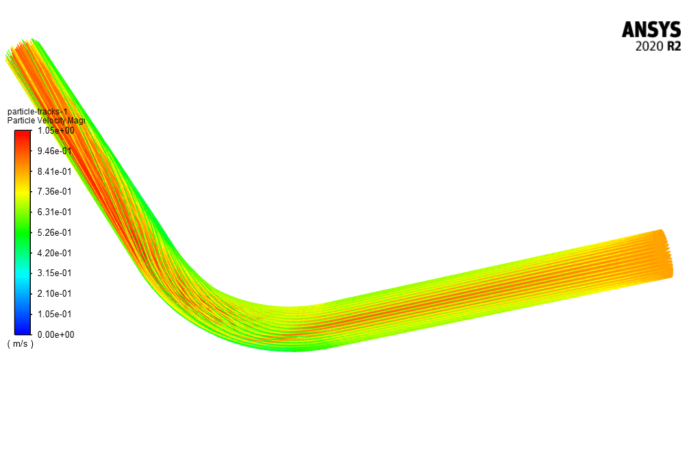 Erosion in the Bent Pipe CFD Simulation, Ansys Fluent Training - MR CFD