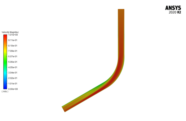 Erosion in the Bent Pipe CFD Simulation, Ansys Fluent Training - MR CFD