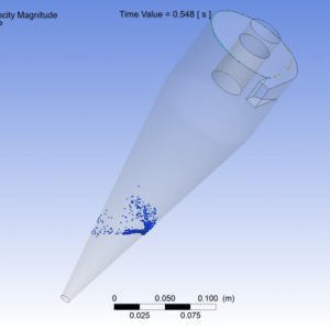Cyclone with the Motion of Particles, Ansys Fluent CFD Simulation ...